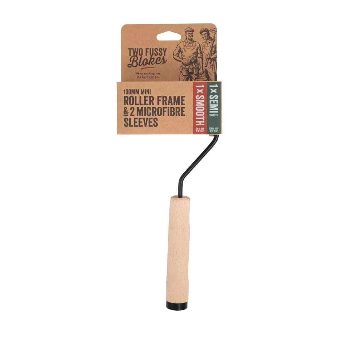Eco Friendly Wooden Handle Mini Roller Frame Set | Two Fussy Blokes ...