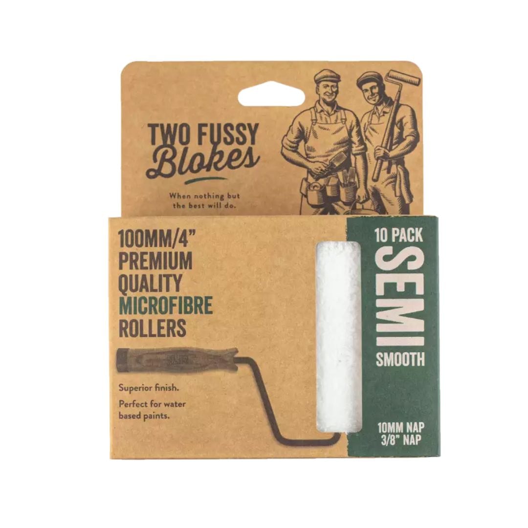 Premium Semi-Smooth Finish 100mm Paint Roller | Two Fussy Blokes – Flax ...